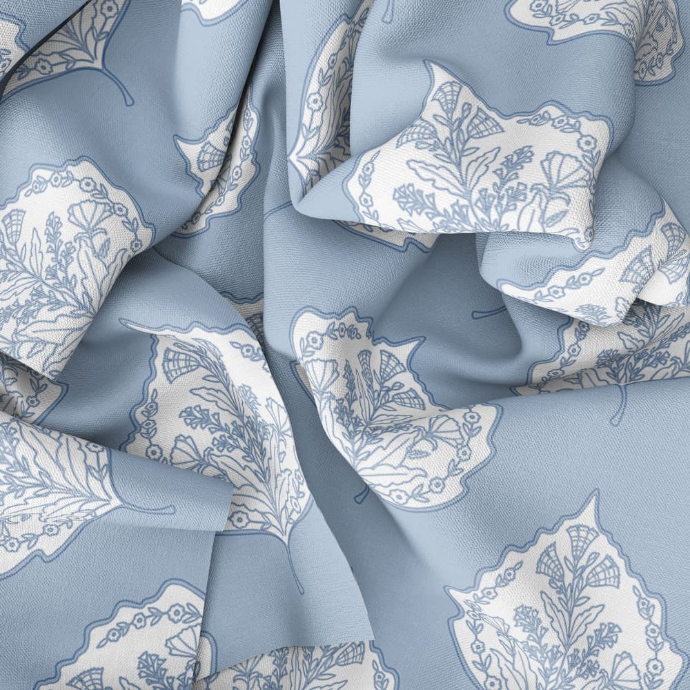 Cottage Leaf Reverse Textile - Color Caravan