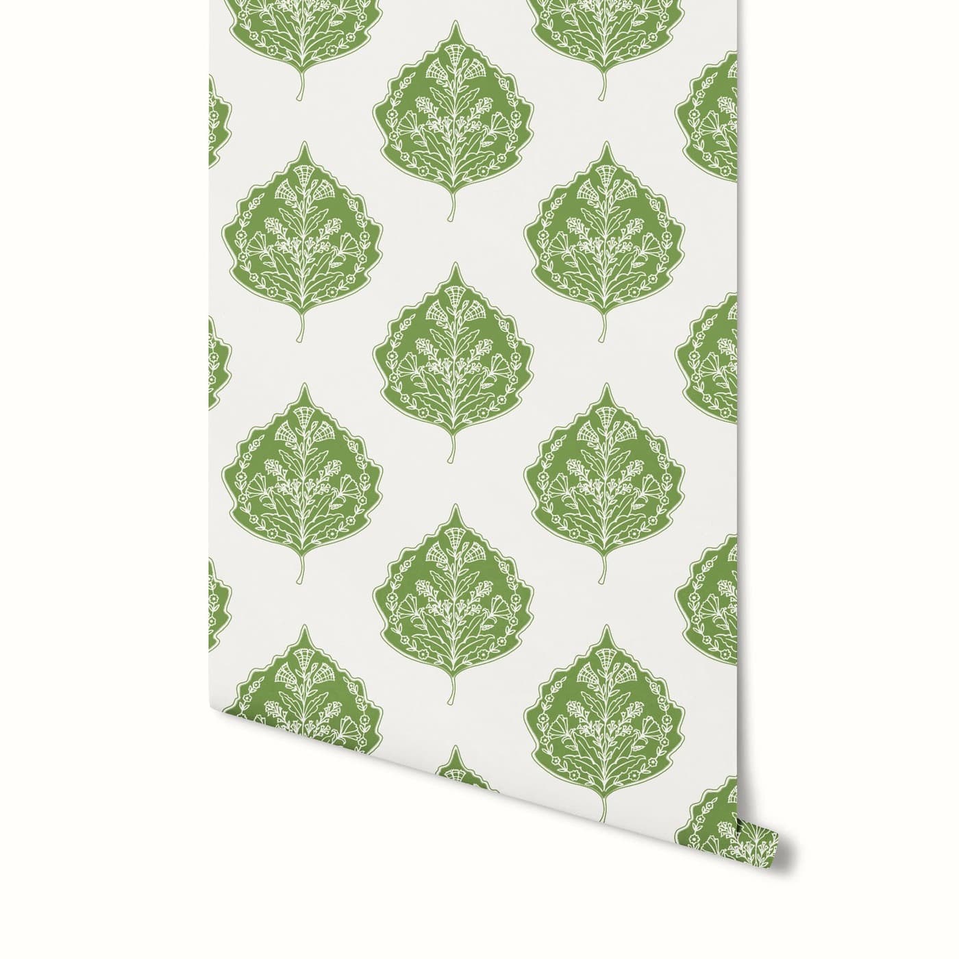 Cottage Leaf Wallpaper - Color Caravan